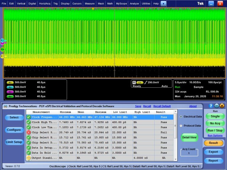 eSPI Electrical Validation and Protocol Decode Software eSPI Electrical Validation and Protocol Decode Software