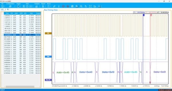 Pulse Width Triggering on I2C Clock Stretching using PGY-LA-EMBD ...
